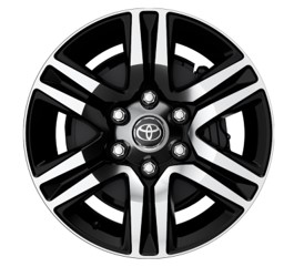 Genuine PZN41DD004 Black and Bright Machined 17 Inch Alloy Wheels