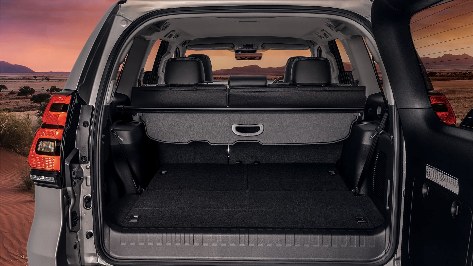 Land Cruiser Prado Interior Boot Space