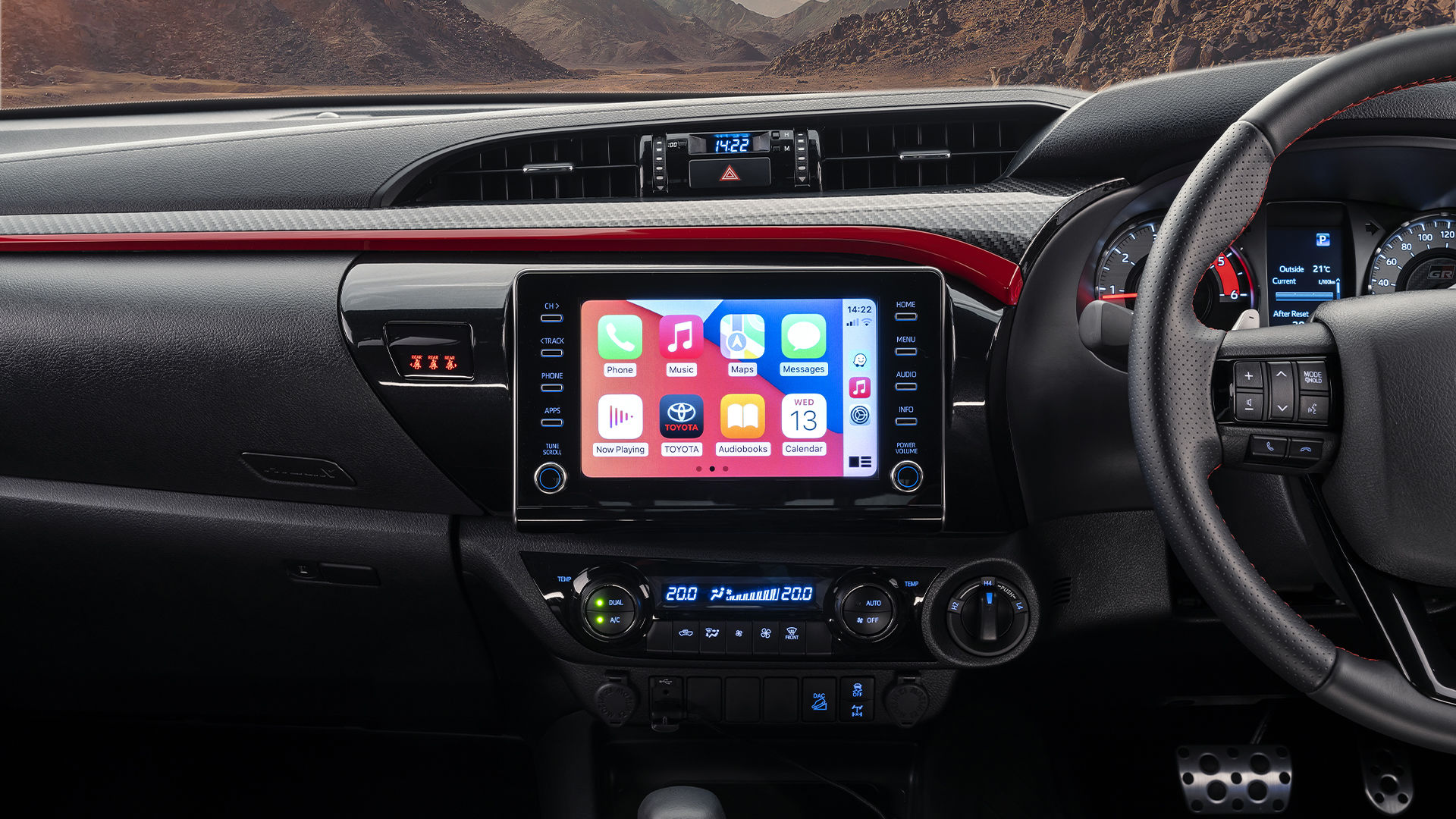 Hilux Double Cab GR-S Interior Touchscreen