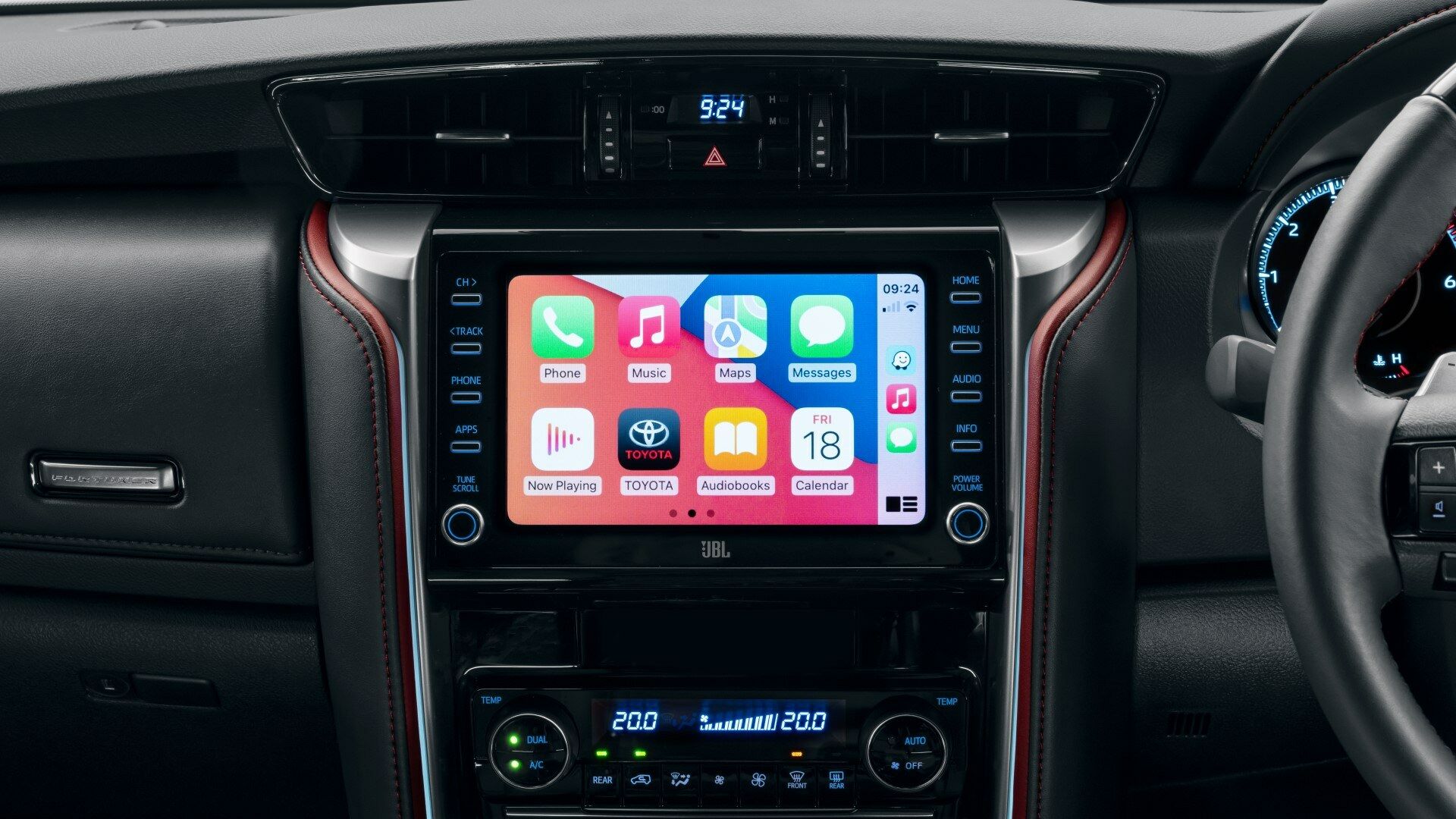 Fortuner Interior Touchscreen