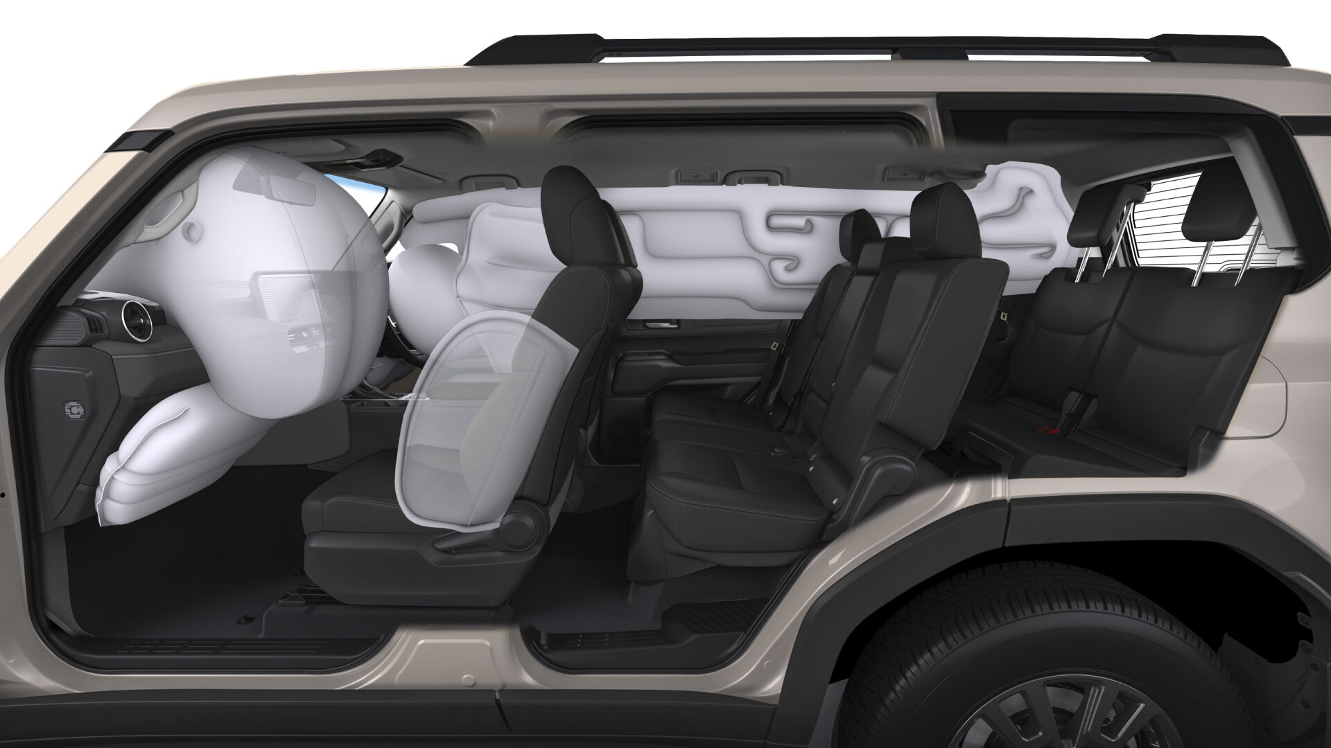 The Land Cruiser Prado is equipped with the enhanced Toyota Safety ...