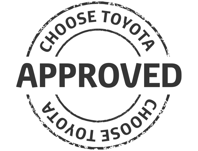 Toyota approved logo